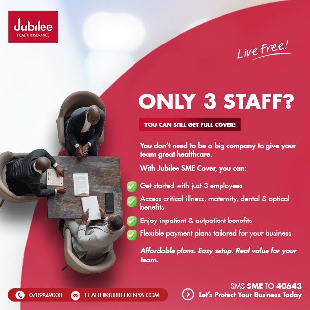 SME Health Insurance: Empower Your Team with Jubilee’s Affordable Cover